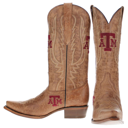 Texas A&M University Cowboy Boots for Men, Women, and Kids
