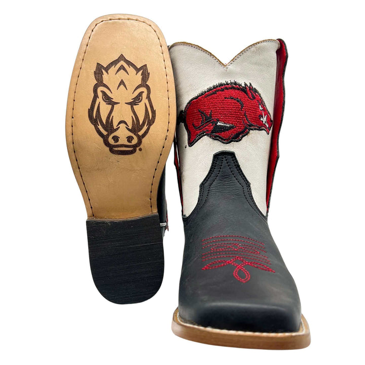 University of Arkansas Razorback Cowboy Boots for Men, Women, and Kid's ...