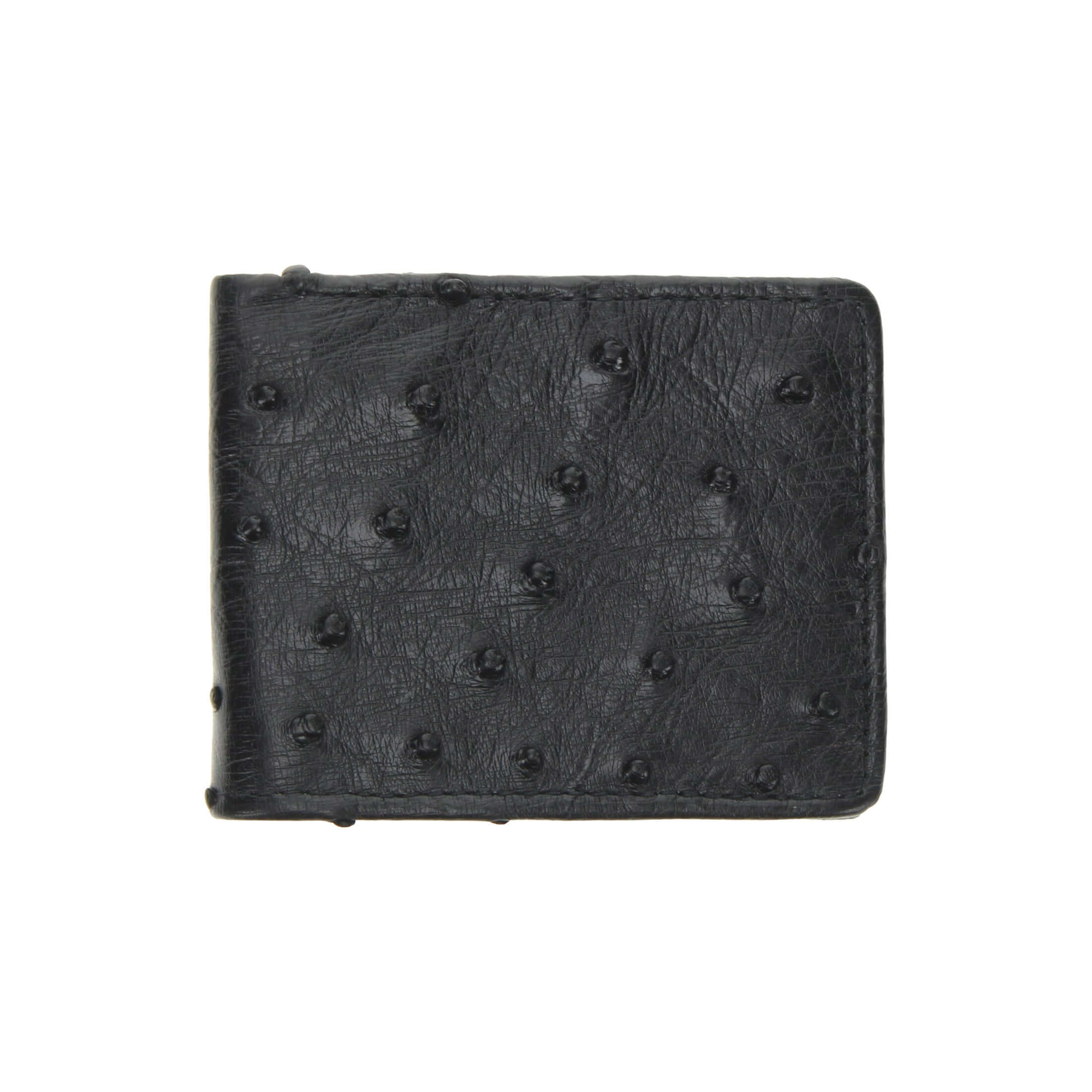 Men's Vaccari Exotic Black Full Quill Ostrich Belt