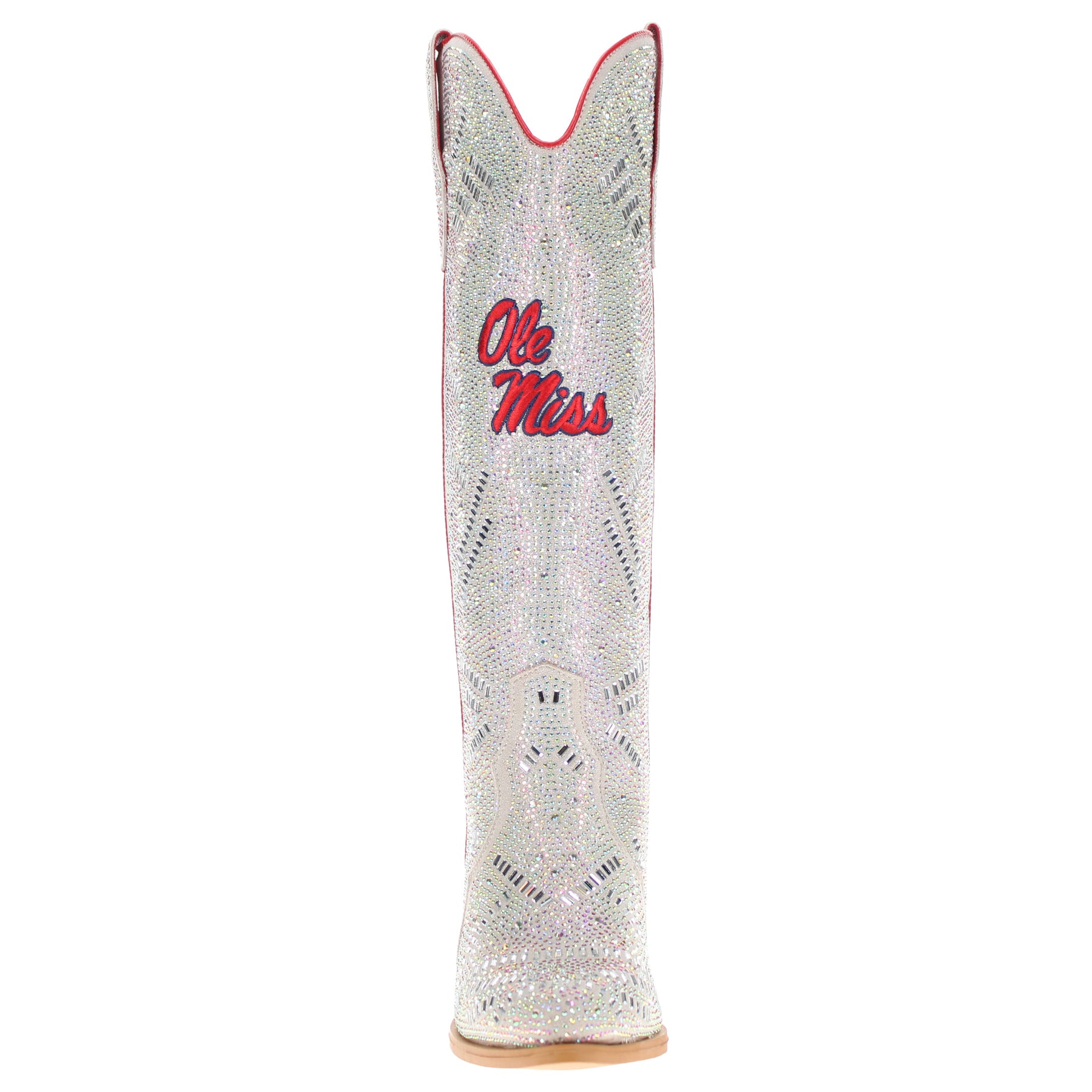 Women's Ole Miss Tall Bling Cowgirl Boots | Vaccari Boots