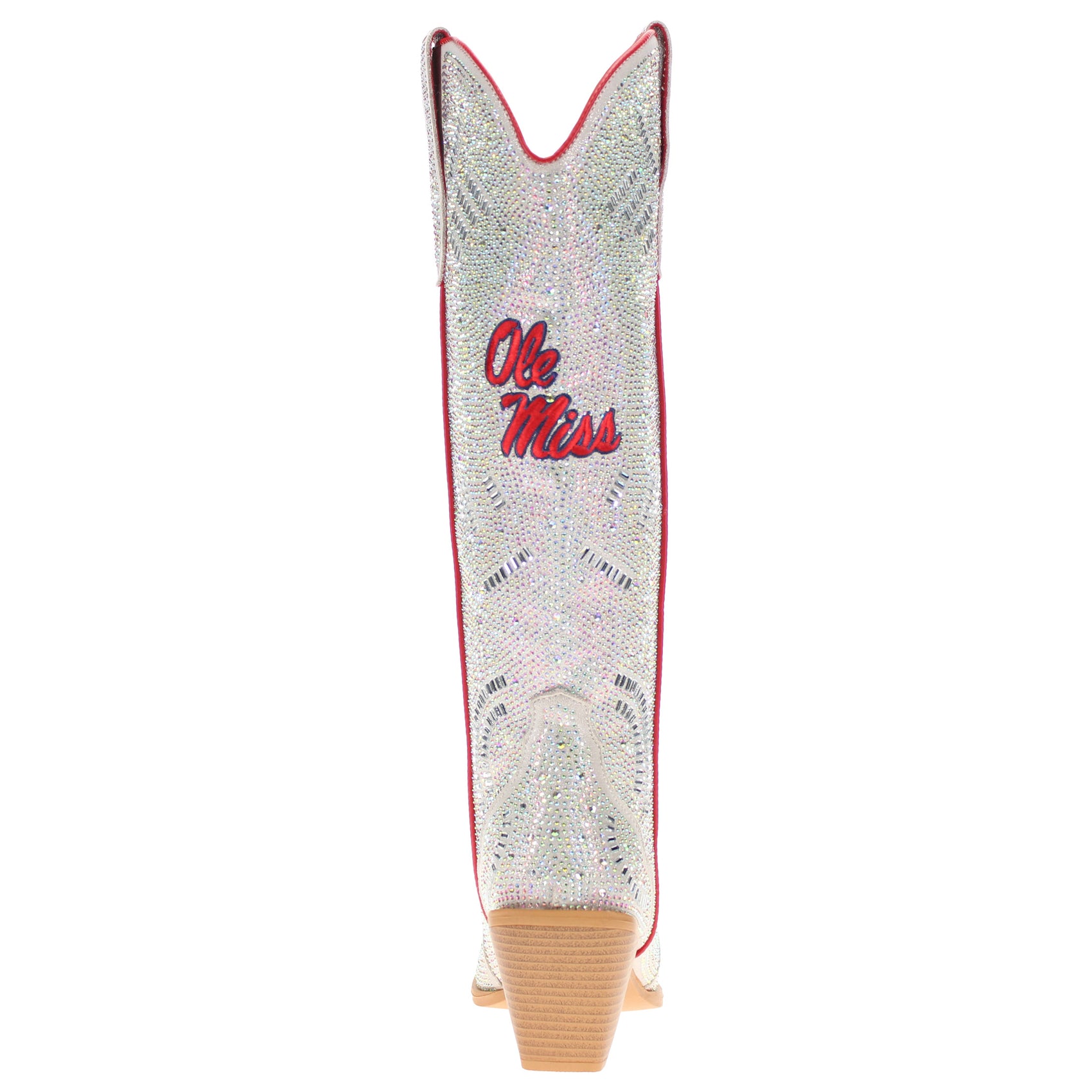 Women's Ole Miss Tall Bling Cowgirl Boots | Vaccari Boots