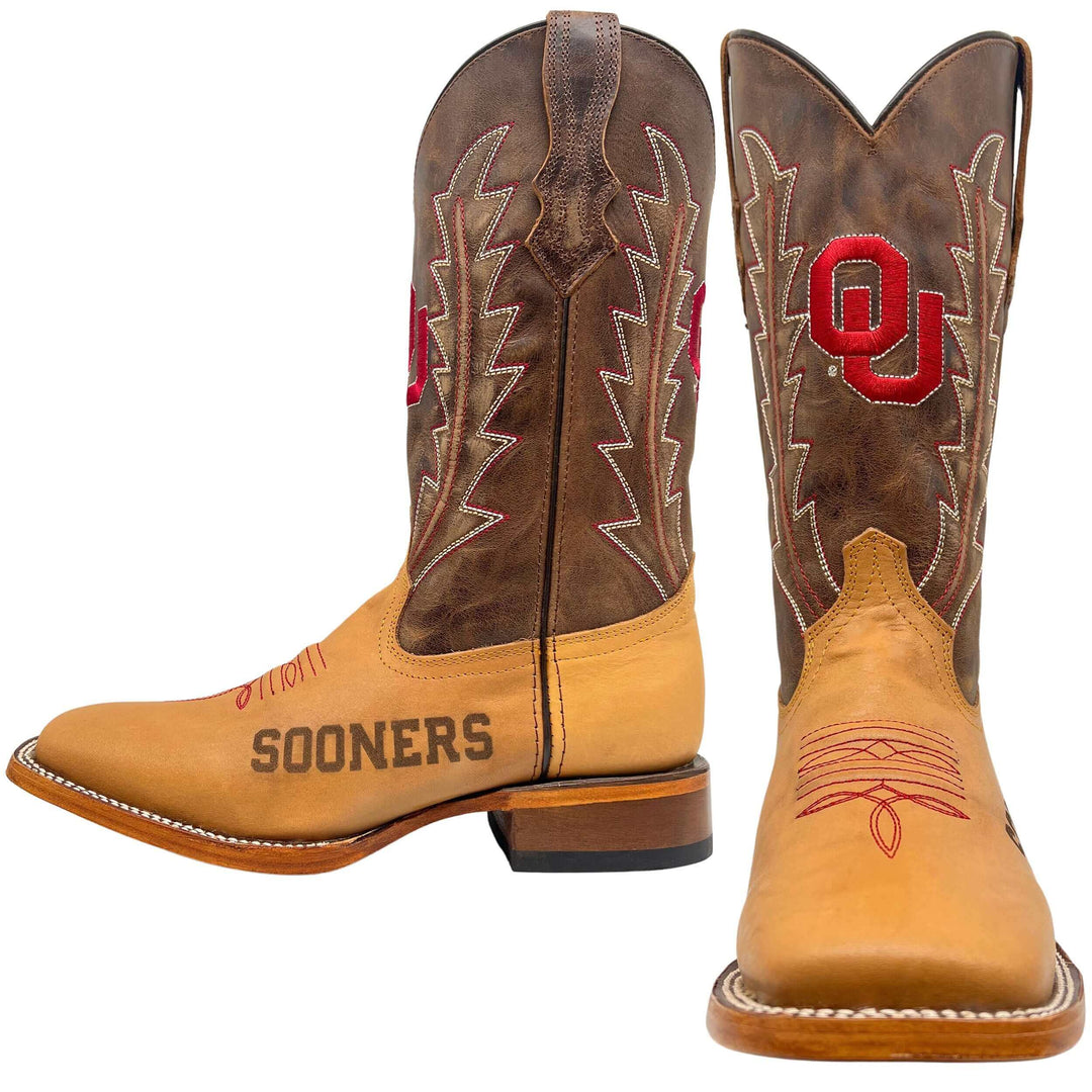Men's University of Oklahoma Officially Licensed Cowboy Boots