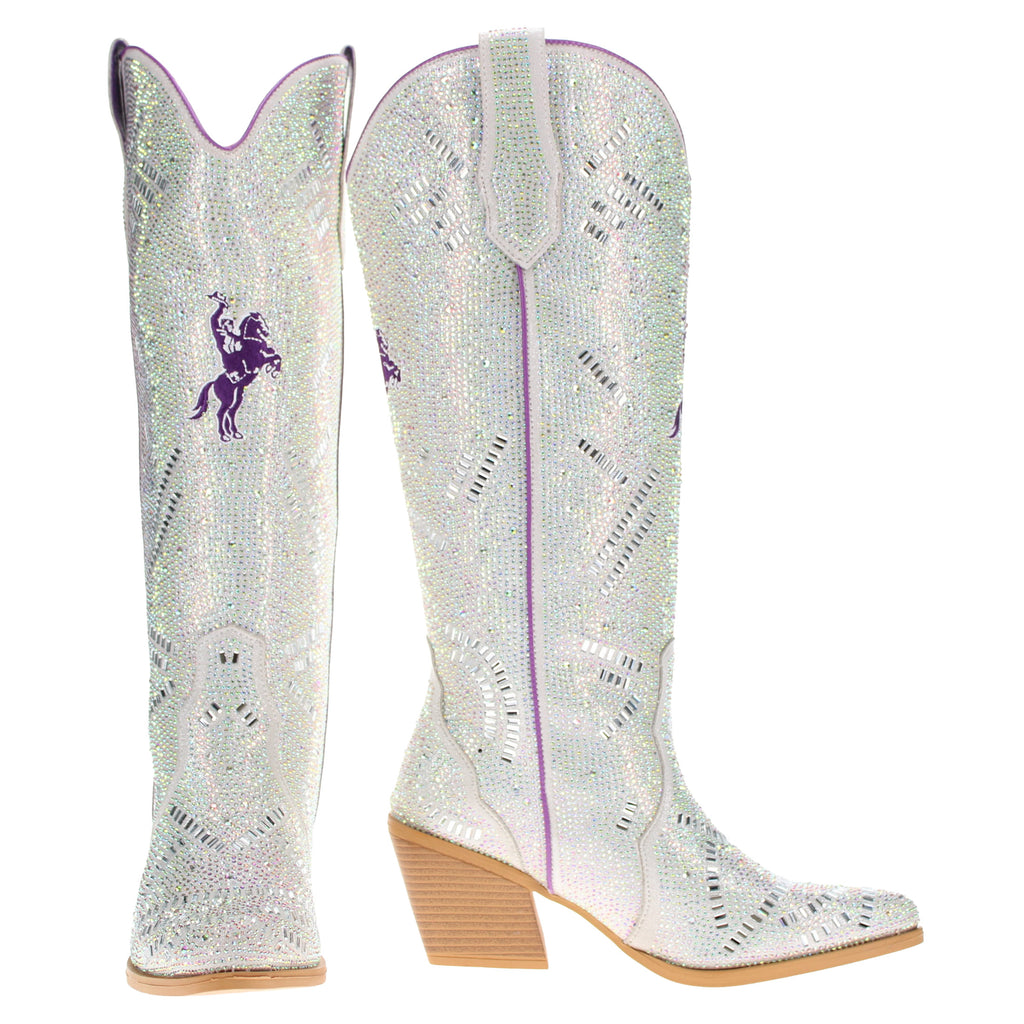 Women's Tarleton State University Tall Bling Cowgirl Boots | Vaccari