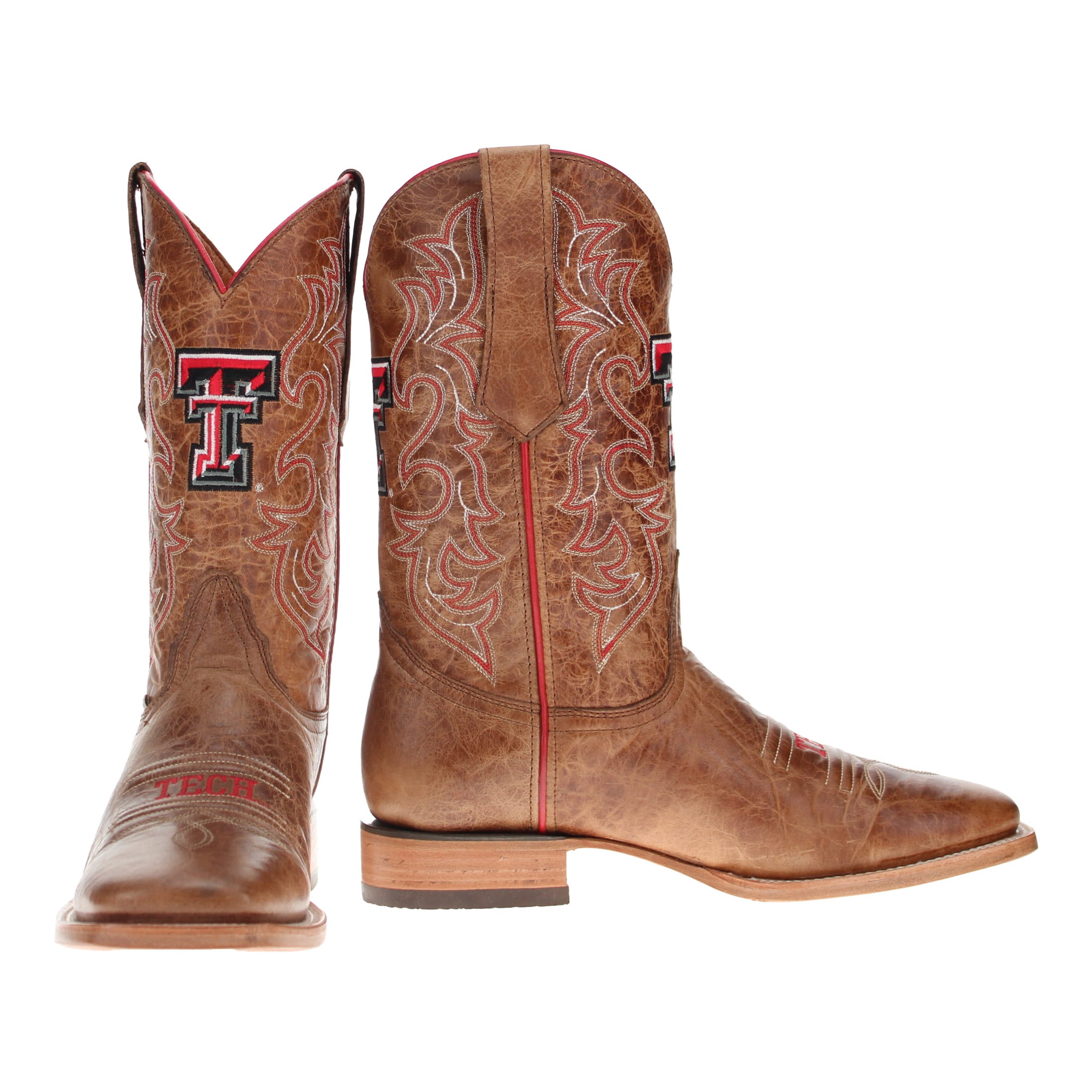 Men's Texas Tech University Tan Cowboy Boots