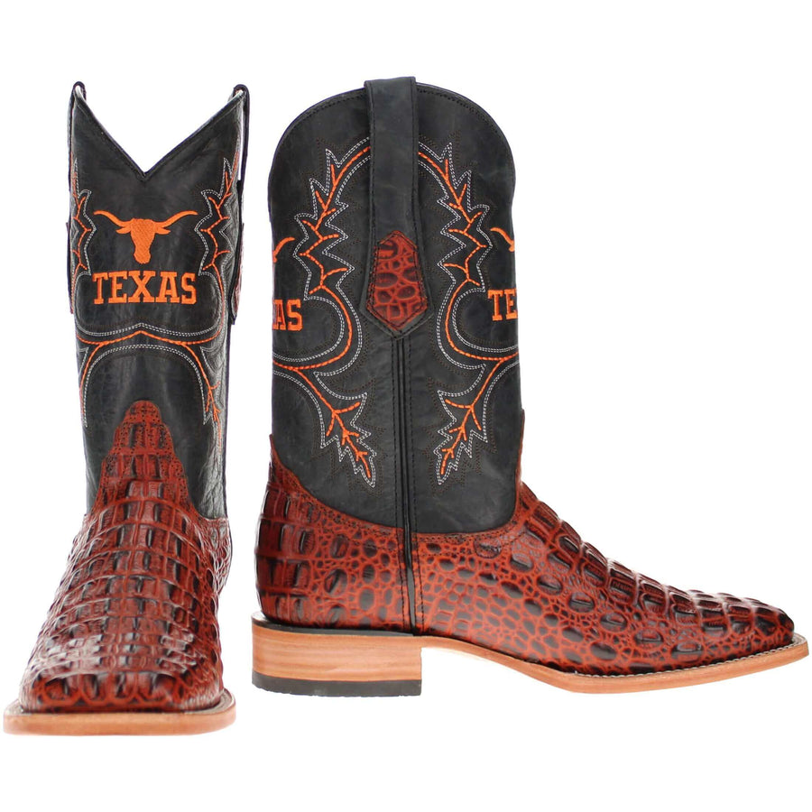 Officially licensed cowboy boots for The University of Texas