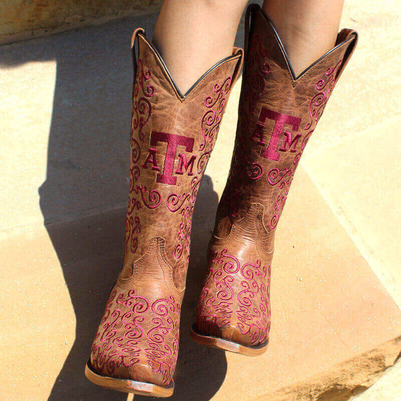 Officially licensed University Cowboy Boots for men, women, and ...