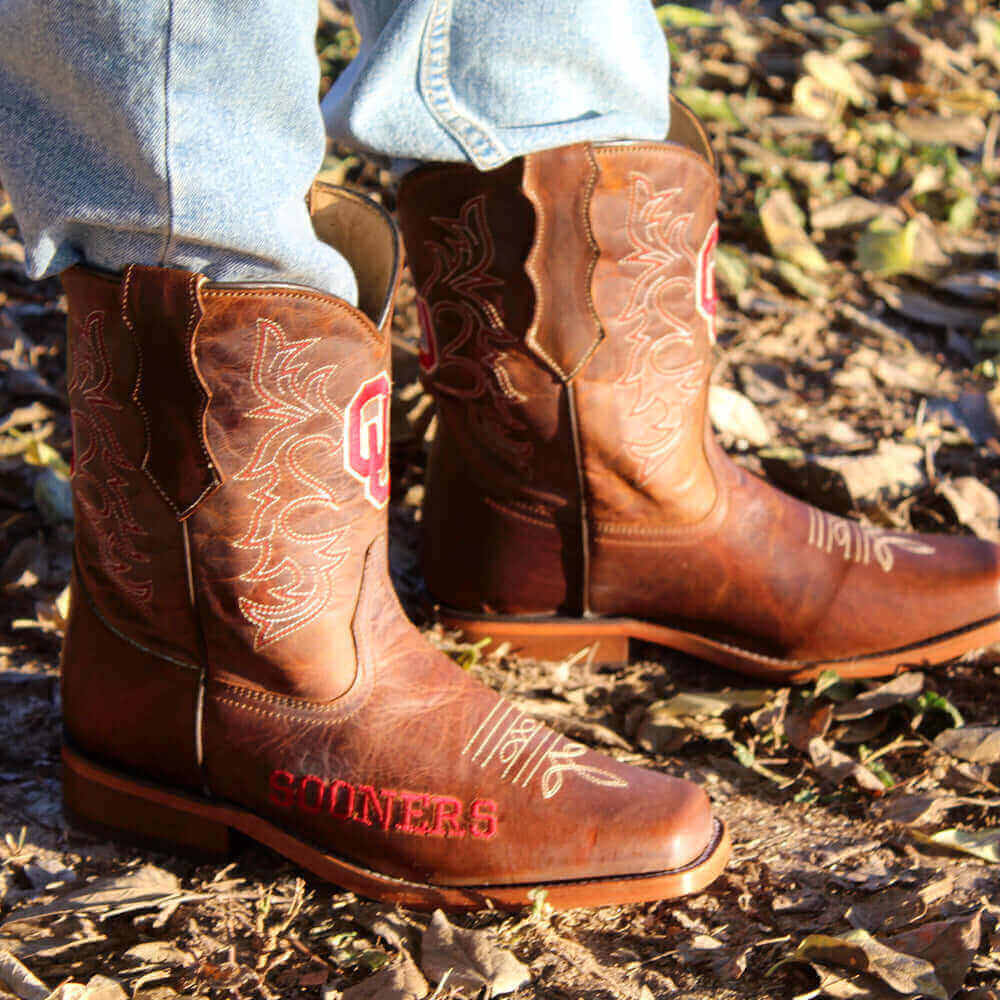 University of Oklahoma Officially Licensed Cowboy Boots